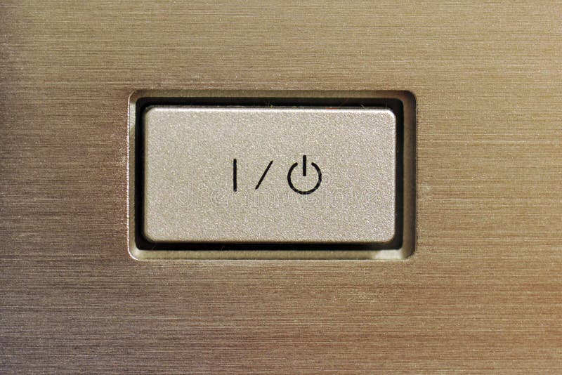 Silver Power Button stock image. Image of energy, shape - 7225733