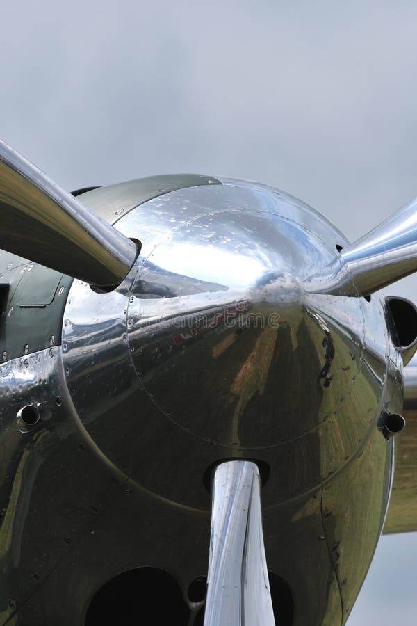 Detail of Aircraft Propellor Engine Stock Image - Image of flight ...