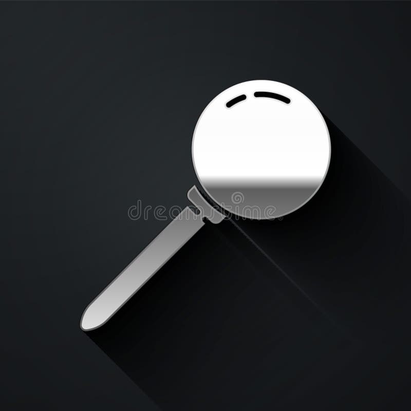 Silver Push Pin Icon Isolated on Black Background. Thumbtacks Sign ...