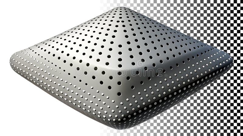 Silver Pyramid Mesh, Geometric Shape, Modern Design, Industrial Element ...