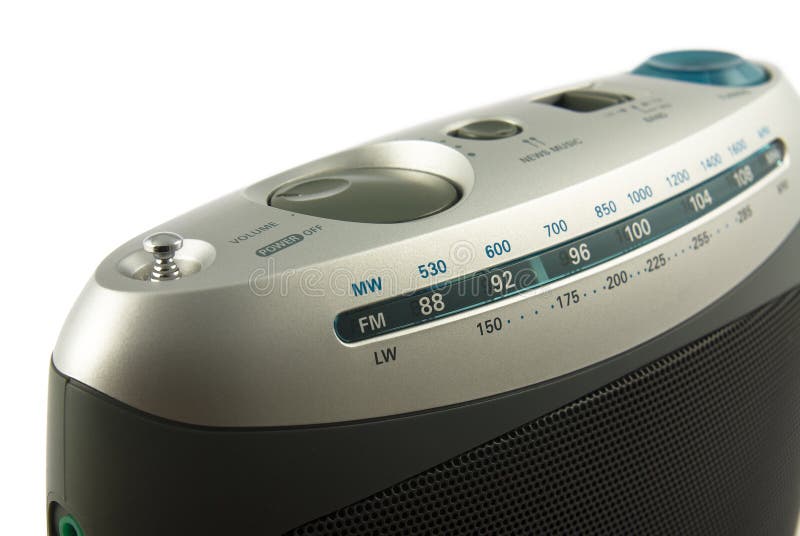 Old analogue radio detail stock photo. Image of electronics - 69312052