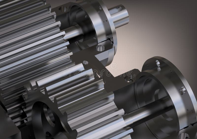 Reduction Gear stock image. Image of abstract, gear, axonometric - 22800705