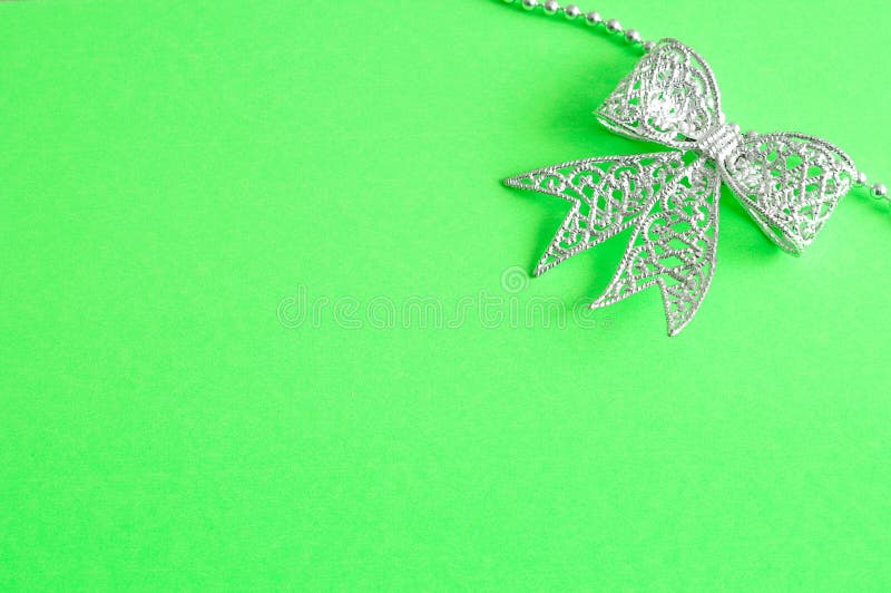 Silver ribbon stock photo. Image of winter, silver, decorative - 75715700