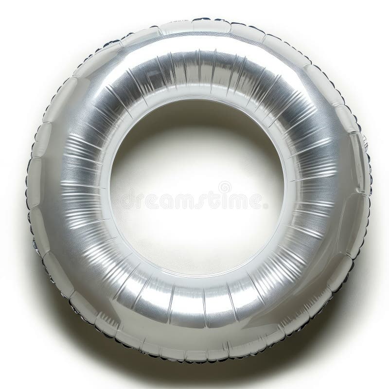 Silver Ring with White Background. Generative AI Stock Image - Image of ...