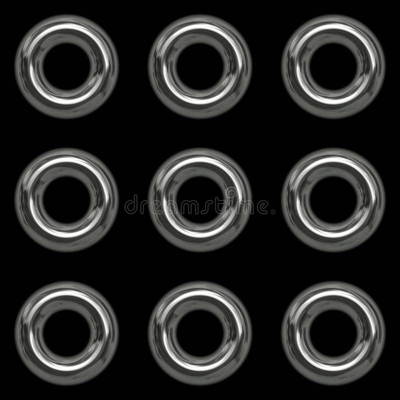 Silver rings pattern stock illustration. Illustration of gray - 8365005