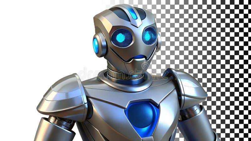 Silver Robot Head, Technology and Futuristic Icon Png Transparent Image ...