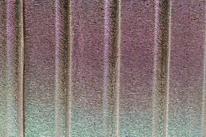 Silver Roof Insulation Rough Wrinkle Foil Texture. Insulation Sh Stock ...