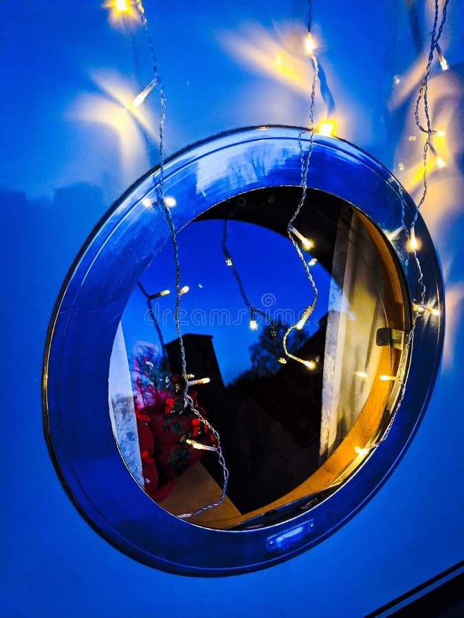 Round boat window stock photo. Image of hull, maritime - 3737268