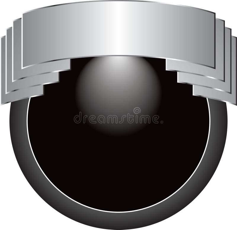 Silver crest stock vector. Illustration of determination - 2322662