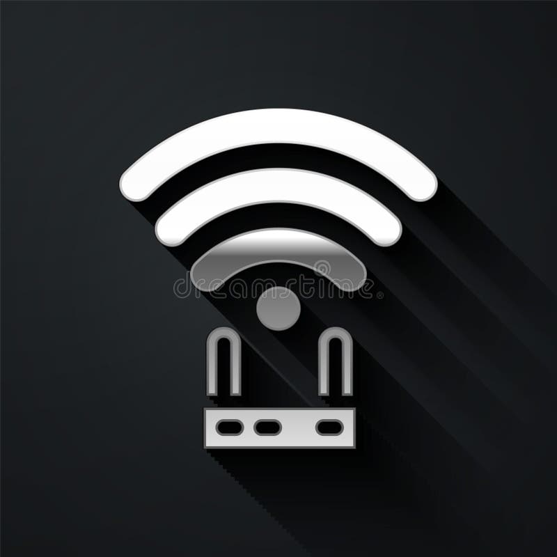 Black Wi Fi Router Icon Stock Illustrations – 2,774 Black Wi Fi Router ...