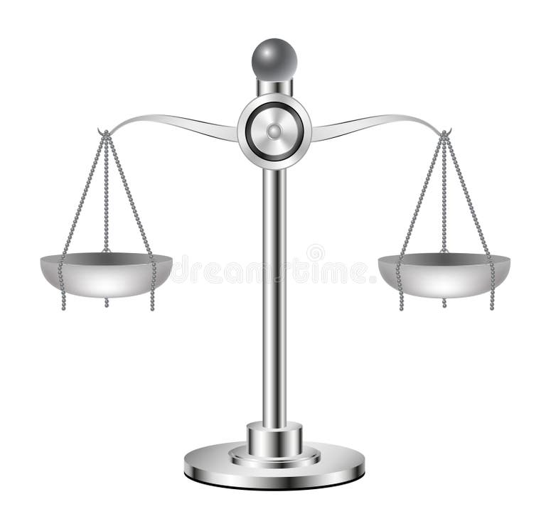 Silver Justice Scales Stock Illustrations – 572 Silver Justice Scales ...
