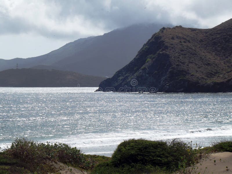 Silver sea stock image. Image of agua, beach, water, silver - 93501291