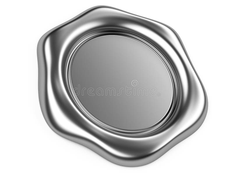 Silver seal stock illustration. Illustration of stamp - 33938784