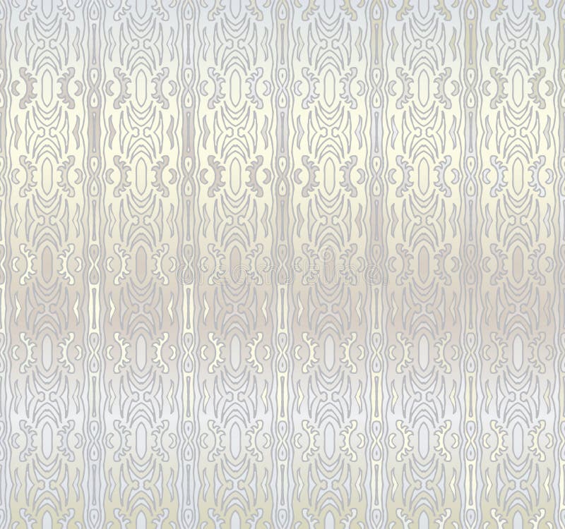 Silver seamless pattern stock vector. Illustration of curl - 44575973