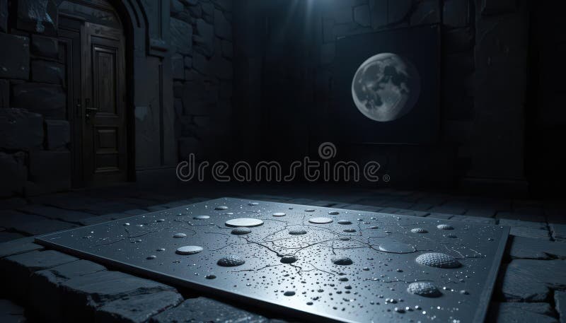 Silver Selenography Tactile Lunar Chart in Braille in a Subdued and ...