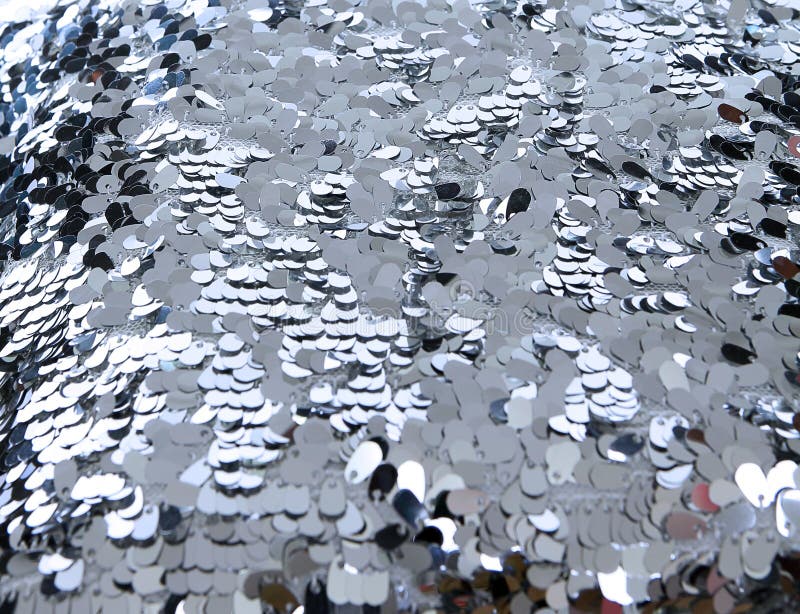 Silver sequins background stock photo. Image of decoration - 65017654