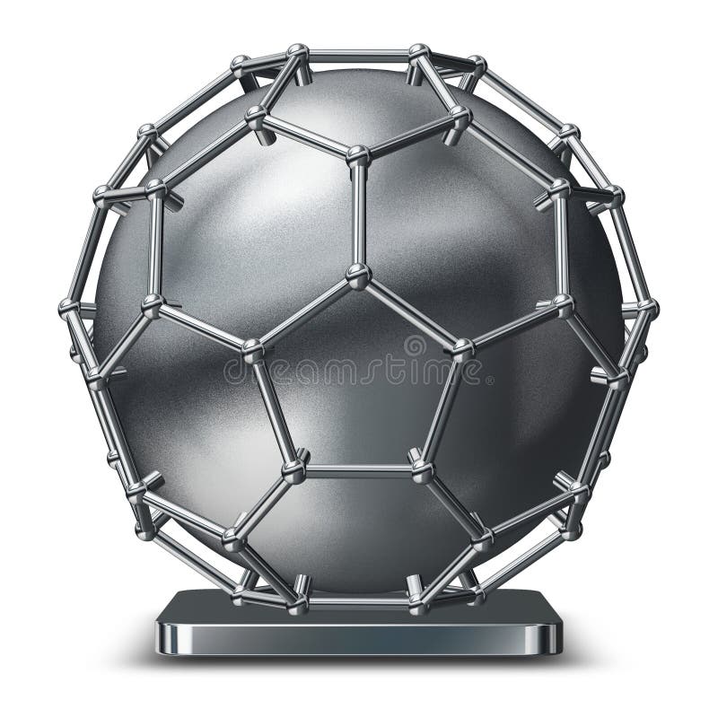 Silver Shape, Background, Geometric Figure, 3D Render, Unique Design ...