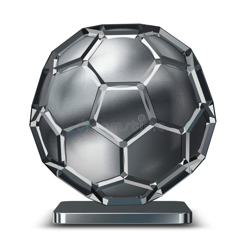 Silver Shape, Unique Design, Geometric Figure, 3D Render, Background ...