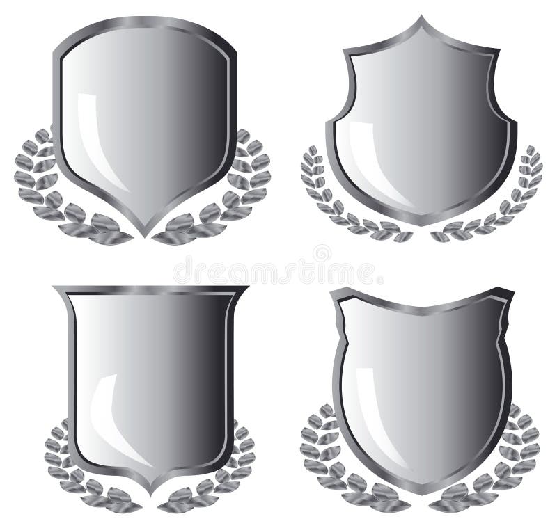 Set of Emblems, Crests and Shields. JPG, EPS Stock Vector ...