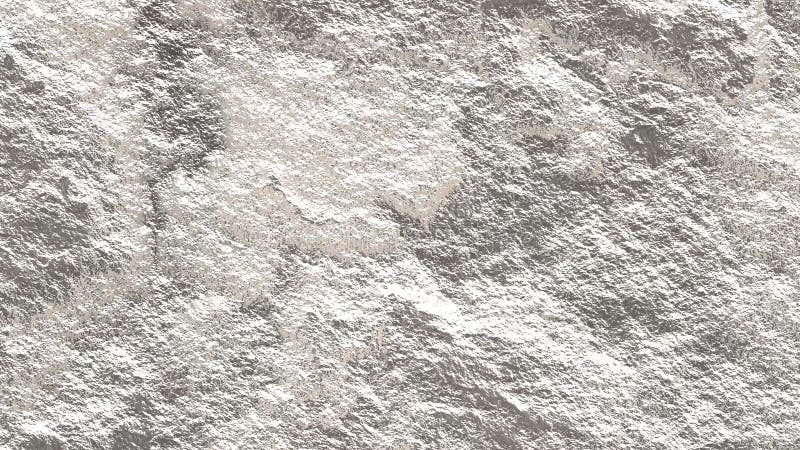 Silver Shine Gloss Metal Ore Texture Loop. Seamless Tiling Stock Video ...