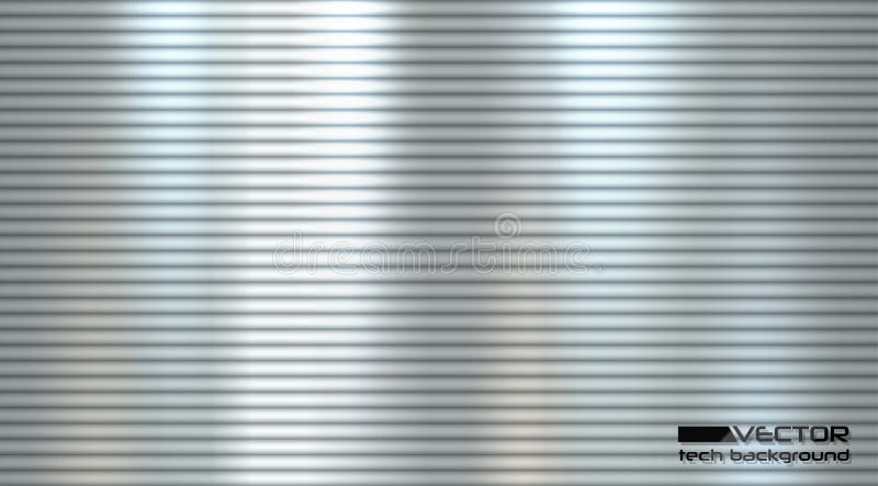 Silver Shiny Metal Horizontal Straight Line Background. Stainless Steel ...