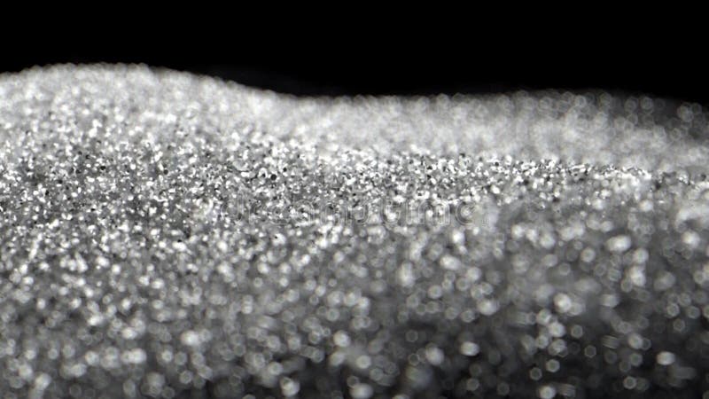 Silver Shiny Waving Moving Flowing Ripple Glitter Background Abstract ...