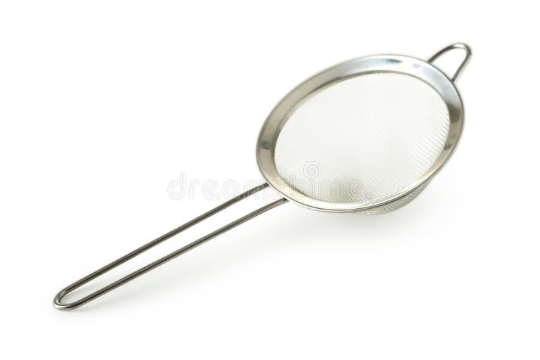 Silver sieve stock image. Image of curve, silverware - 51754251