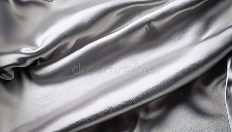 Silver Silk Texture Background,generated with AI. Stock Image - Image ...