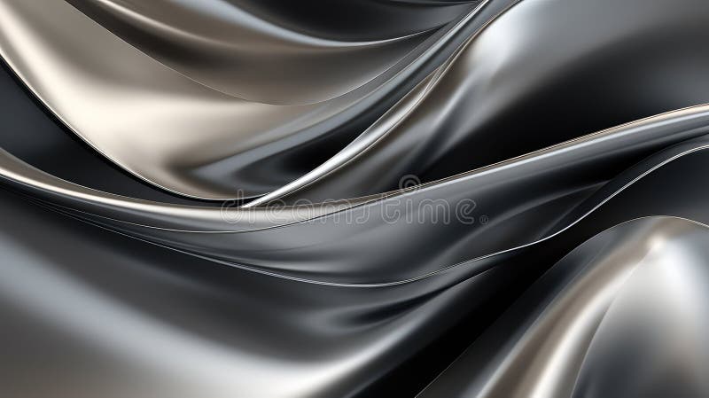 Silver Smooth Metal Texture Stock Illustration - Illustration of ...