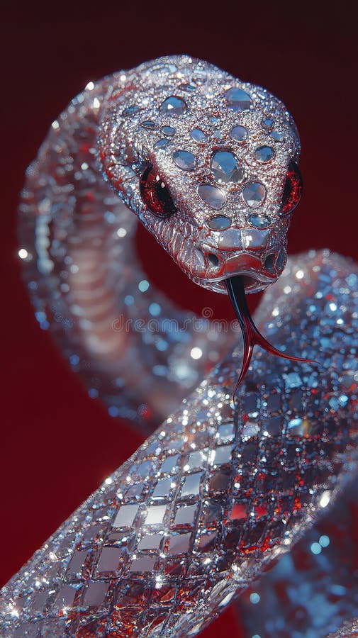 Silver Snake Red Eyes Background Stock Photos - Free & Royalty-Free ...