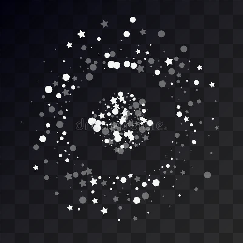 Silver Snow Vector Transparent Background. Sky Stock Vector ...