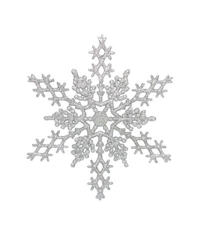 Silver Snowflake stock image. Image of white, close, holiday - 21439935