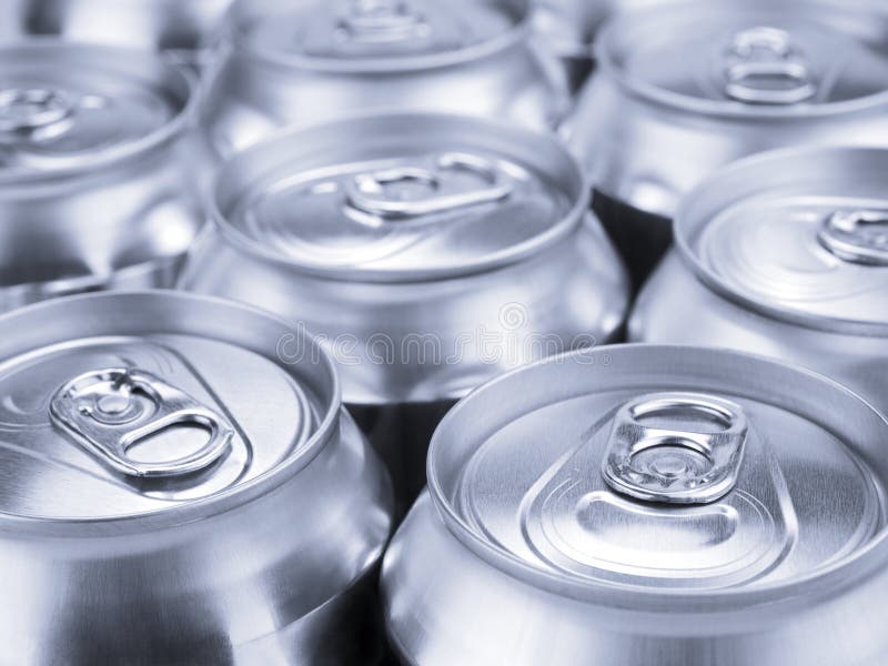 Silver soda cans stock photo. Image of cola, object, group - 20677392