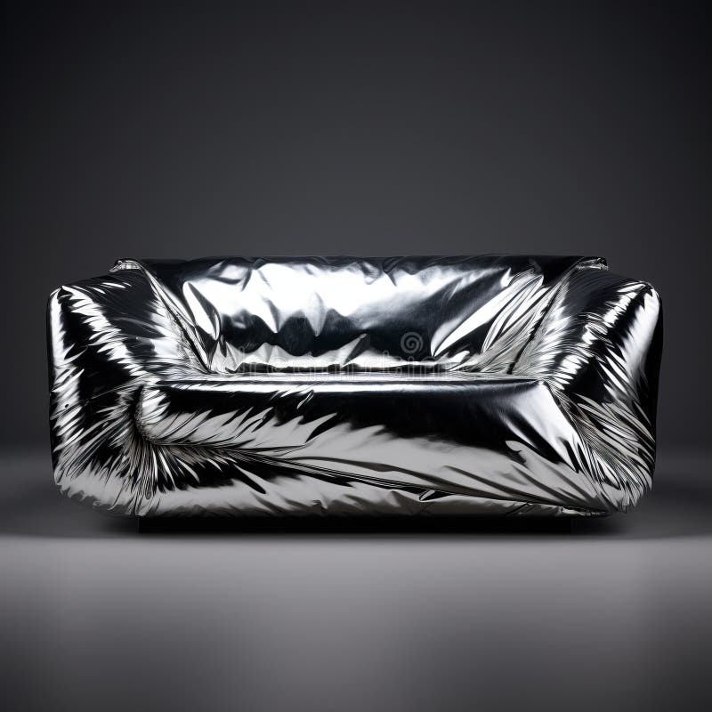 Avicii-inspired Liquid Metal Couch by Oliver Wetter Stock Illustration ...