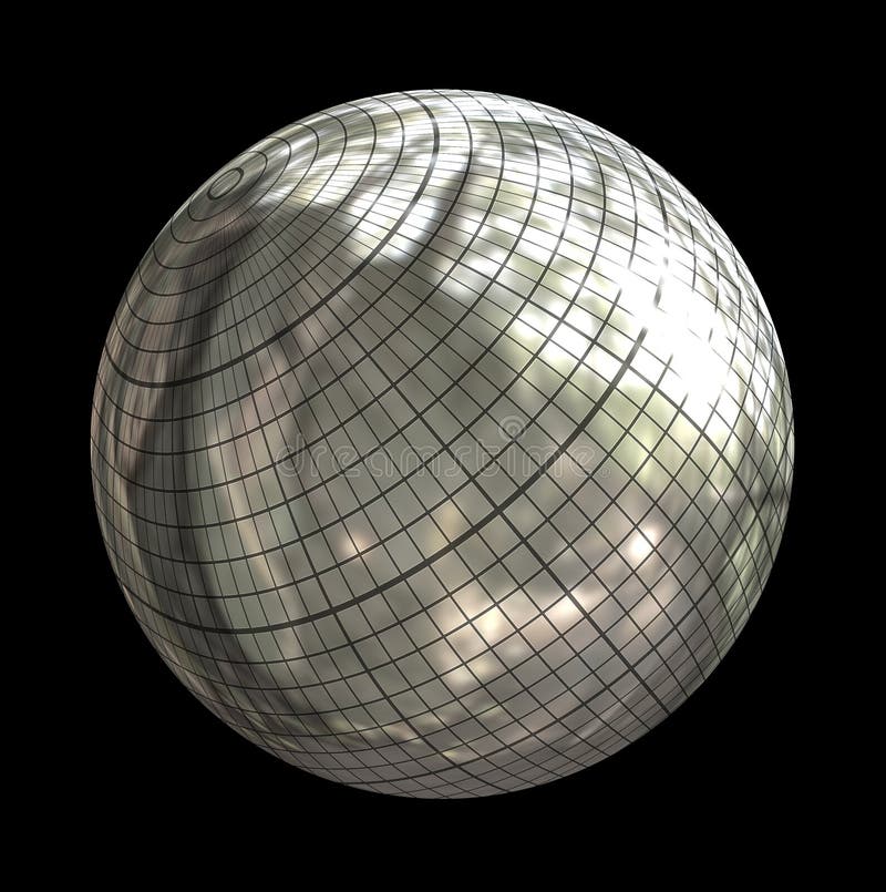 Silver sphere stock illustration. Illustration of sphere - 7661585