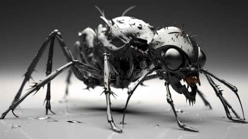 Silver Spike Bug: a Zbrush Sci-fi Noir Creature with Explosive Wildlife ...