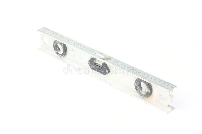 Silver Spirit Level Isolated White Background Stock Photos - Free ...