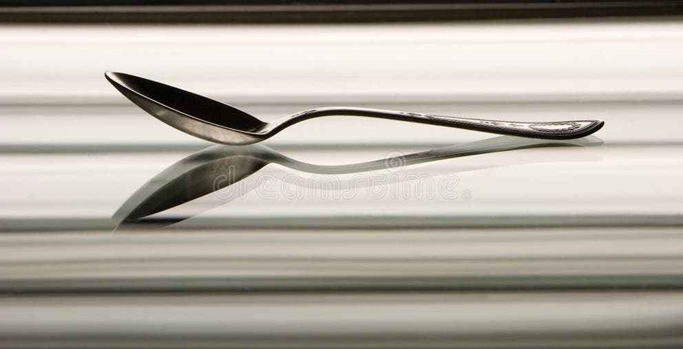 The silver spoon stock photo. Image of restaurant, arranging - 3536192