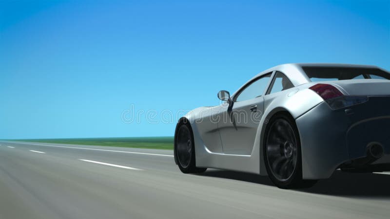 Driving Behind F1 Race Car on Desert Circuit Stock Video - Video of ...