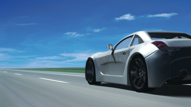 Driving Behind F1 Race Car on Desert Circuit Stock Video - Video of ...