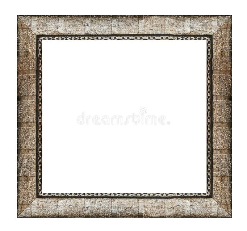 Silver square frame stock photo. Image of blank, ornament - 132336492