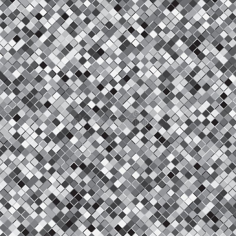 Silver Square Halftone Abstract Background Stock Vector - Illustration ...