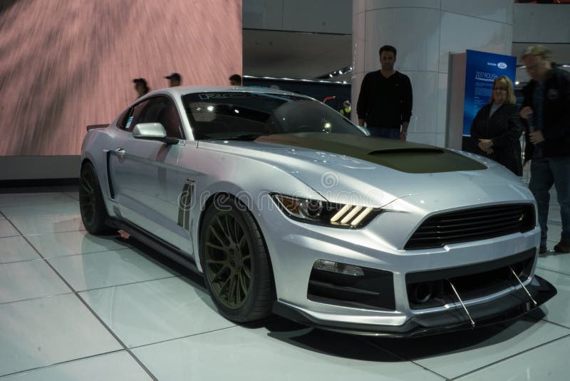 Silver Stang editorial stock photo. Image of stang, right - 89777568