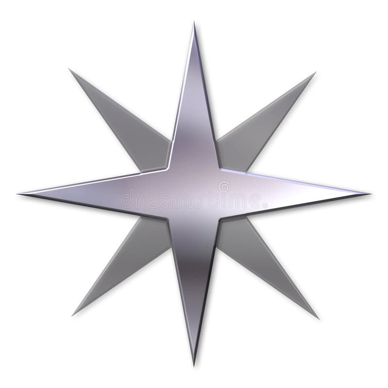 Silver Star Around United States Icon Stock Vector - Illustration of ...