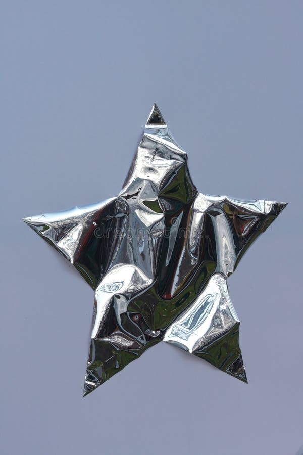 Silver star, different stock image. Image of abstract - 3884367