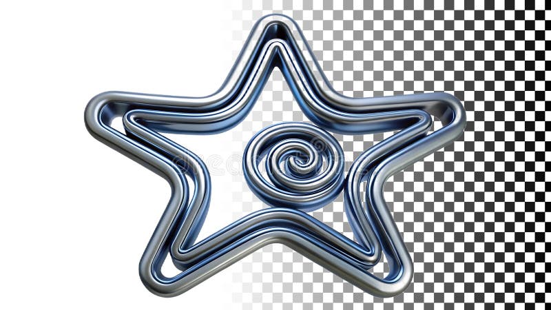 Silver Star, Metallic Star Shape, Shiny Star, Decorative Element ...