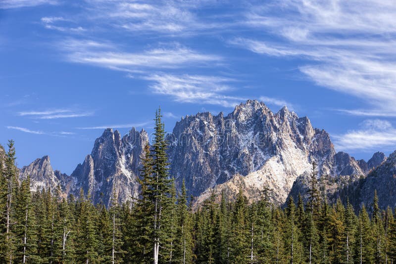 Silver Star Ridge in Washington. Stock Image - Image of range ...