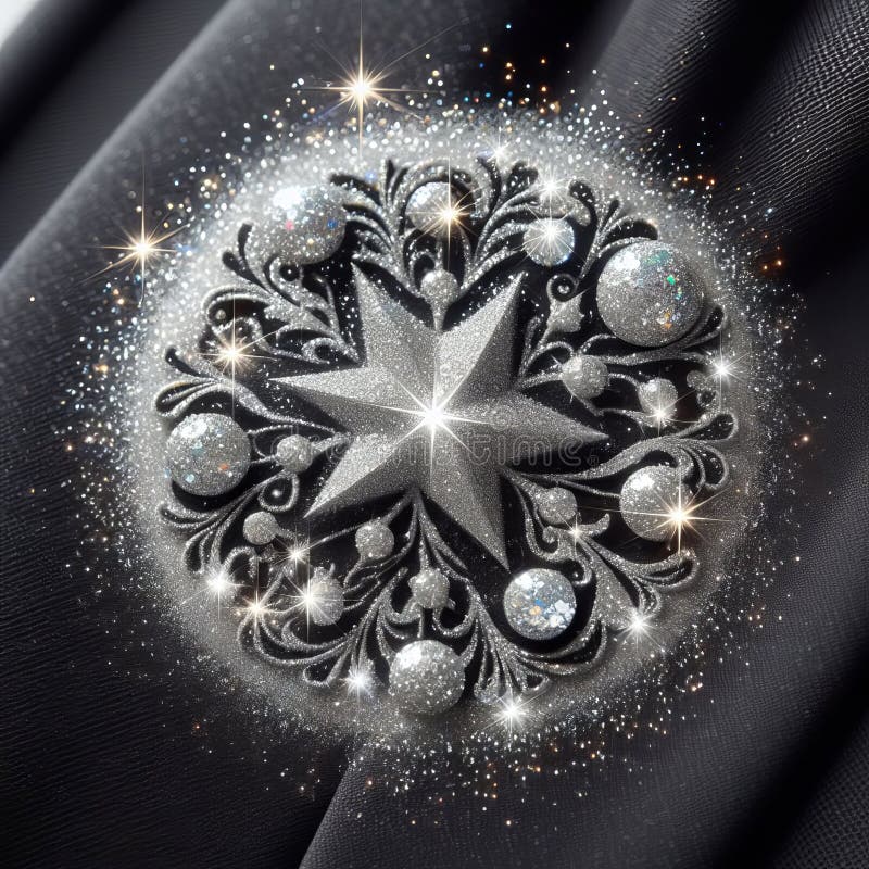 Silver Starlight Sparkle a Shimmering Silver Light Effect that Stock ...