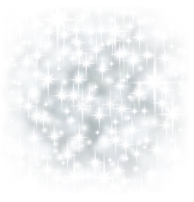 Silver Starry Christmas Background Stock Vector - Illustration of eps10 ...