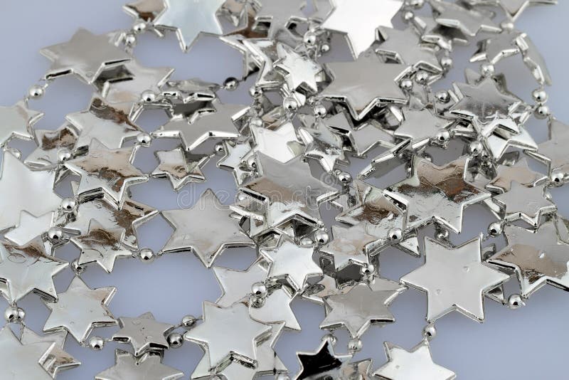 Silver stars stock image. Image of decorative, star, silver - 11927895